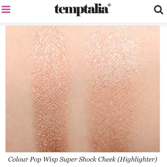 Colourpop | Makeup | Colourpop Wisp Super Shock Highlighter | Poshmark